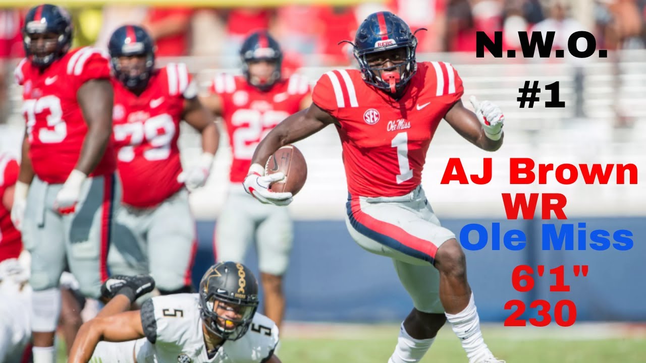 AJ Brown WR (Ole Miss) || 2019 Draft Prospect - YouTube