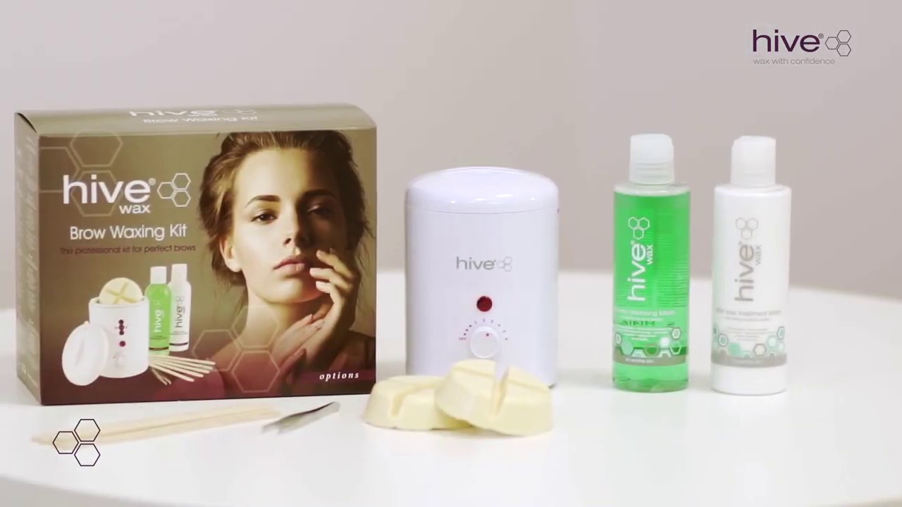 HIVE Brow Waxing Kit - YouTube