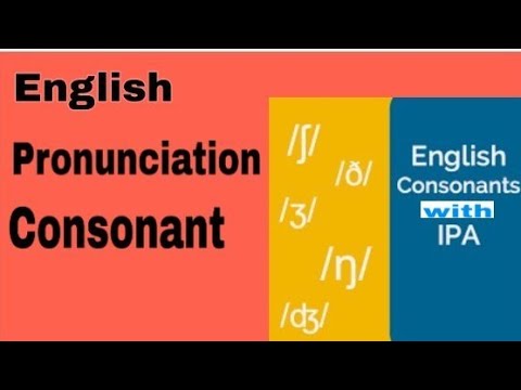 English pronunciation | Consonants & their pronunciation| Intellect ...