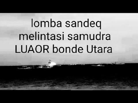 37 sandeq ikut lomba mengambil titik start di Majene - YouTube