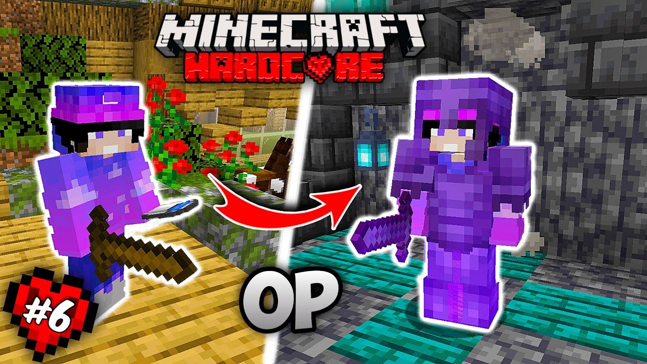 Becoming Too Overpowered! in Minecraft Hardcore #6 - YouTube