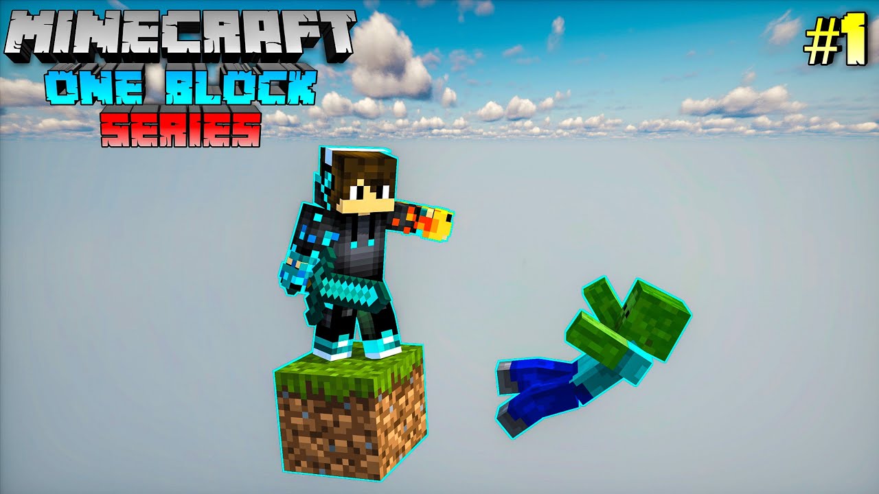 Minecraft One Block Challenge - Can I Survive? | Episode 1 - YouTube