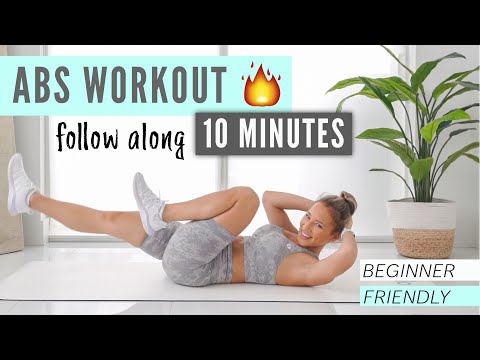 10 MIN AB WORKOUT - Day 1 of TINY WAIST CHALLENGE!