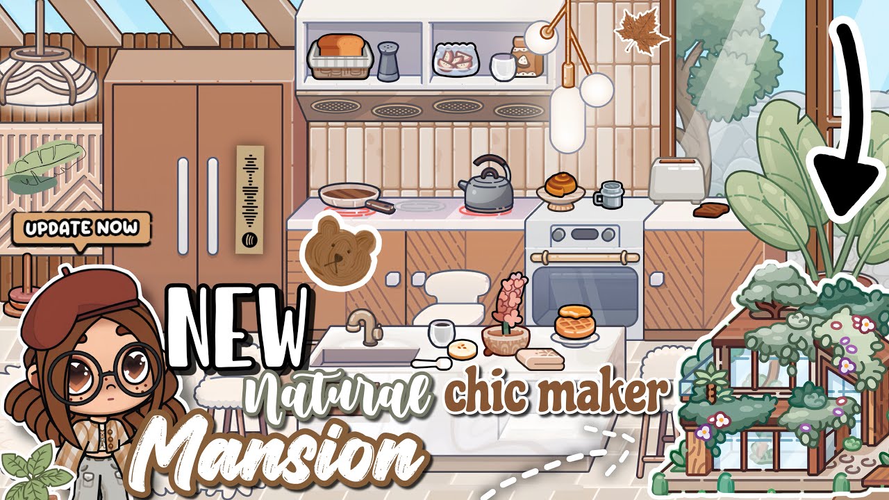 NEW FREE NATURAL CHIC HOUSE MAKER Aesthetic🧸AVATAR WORLD House Ideas ...