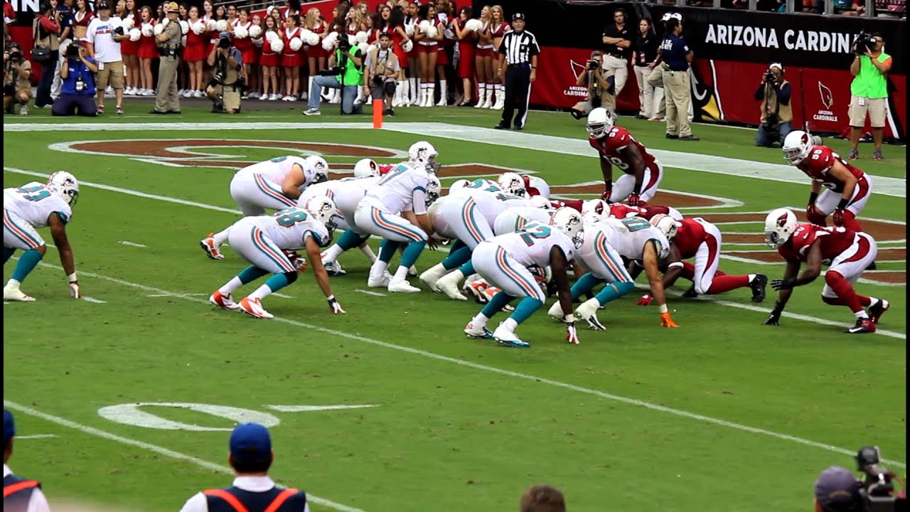 Miami Dolphins Touchdown Against Arizona Cardinals - YouTube