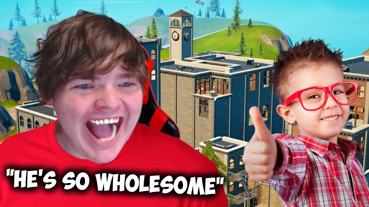 I MET THE MOST WHOLESOME KID IN FORTNITE! - YouTube