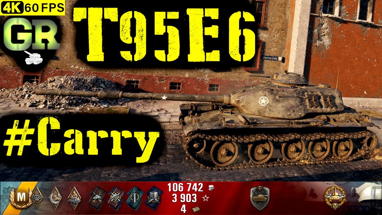 World of Tanks T95E6 Replay - 4 Kills 8.4K DMG(Patch 1.4.0) - YouTube