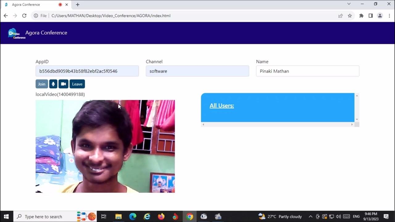 Bharat-Intern-Pinaki-Video-Conferencing-Website-VIDEO-CONFERENCE-Website-Task-2 - YouTube