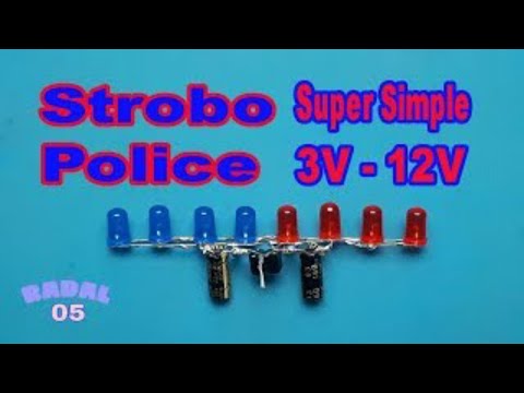 Cara Membuat Strobo Polisi Sederhana 3-12V Ide Kreatif DIY Flip-Flip ...