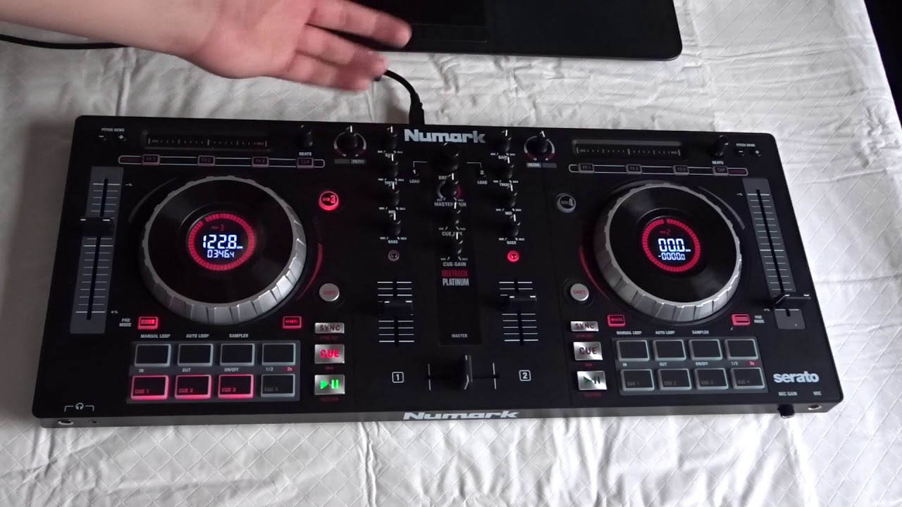 NUMARK MIXTRACK PLATINUM UNBOXING AND OVERVIEW!! - YouTube
