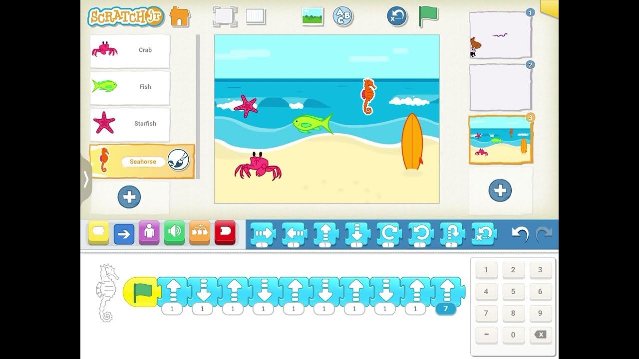 ScratchJr tutorial part 1 - YouTube