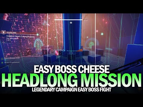 Easy Boss Cheese - Headlong Mission Boss Fight (Legendary) [Destiny 2 ...