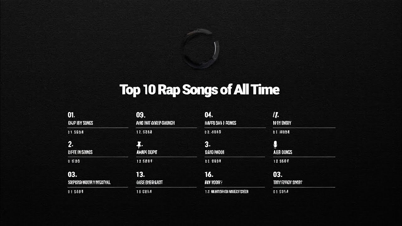 “The Greatest Rap Tracks of All Time: Top 10 Definitive Classics” - YouTube