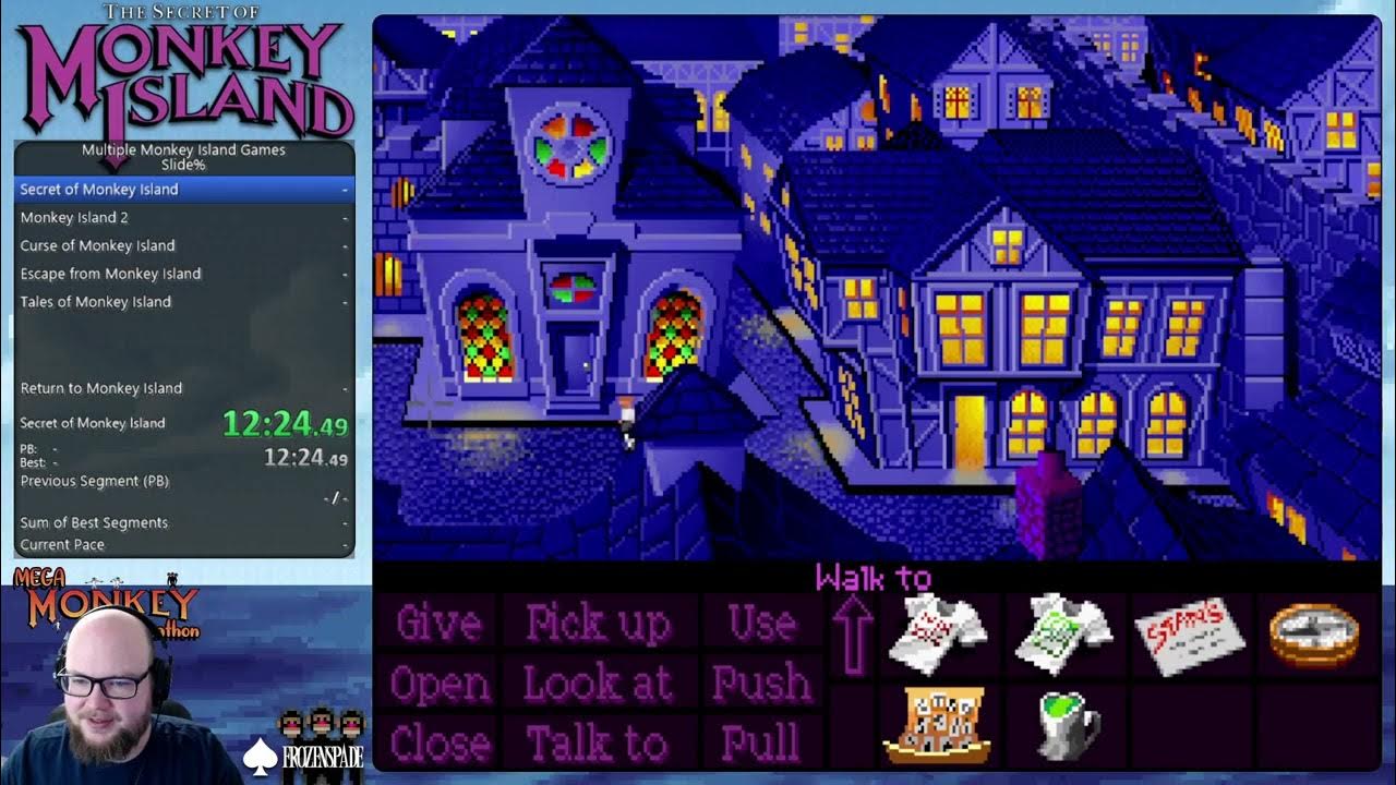 Multiple Monkey Island Games - slide% speedrun (55:52) - YouTube