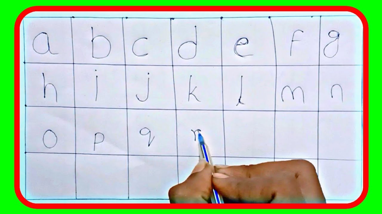 "Learn Small ABCD Alphabets a to z | Fun & Easy ABCDE Alphabet Learning ...