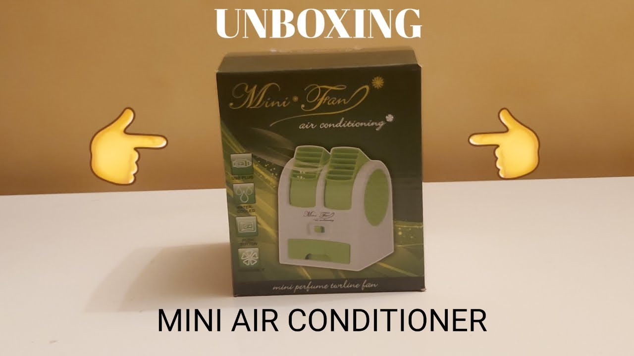 Mini Air Conditioner Unboxing - YouTube