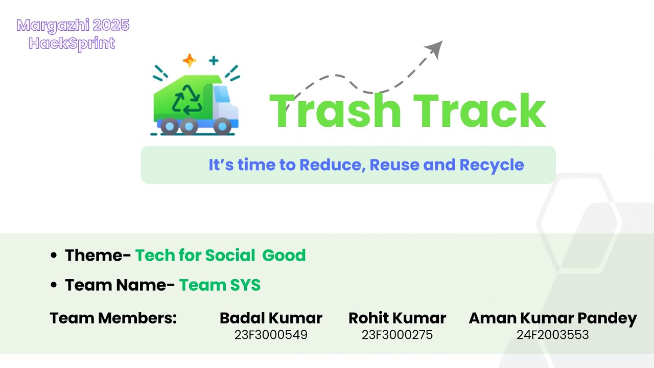 Trash-Track Showcase Video - YouTube