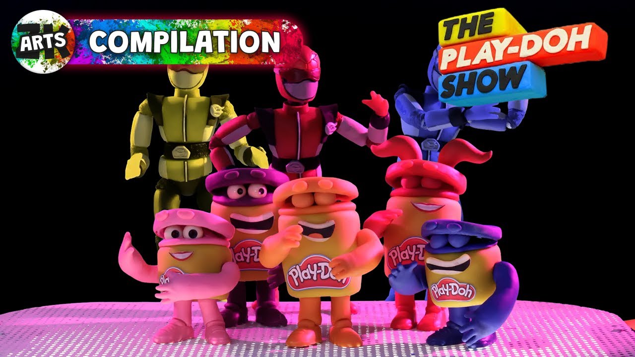 Power Rangers vs Doh-Dohs: Ultimate Dance-Off🪩The Play Doh Show ...