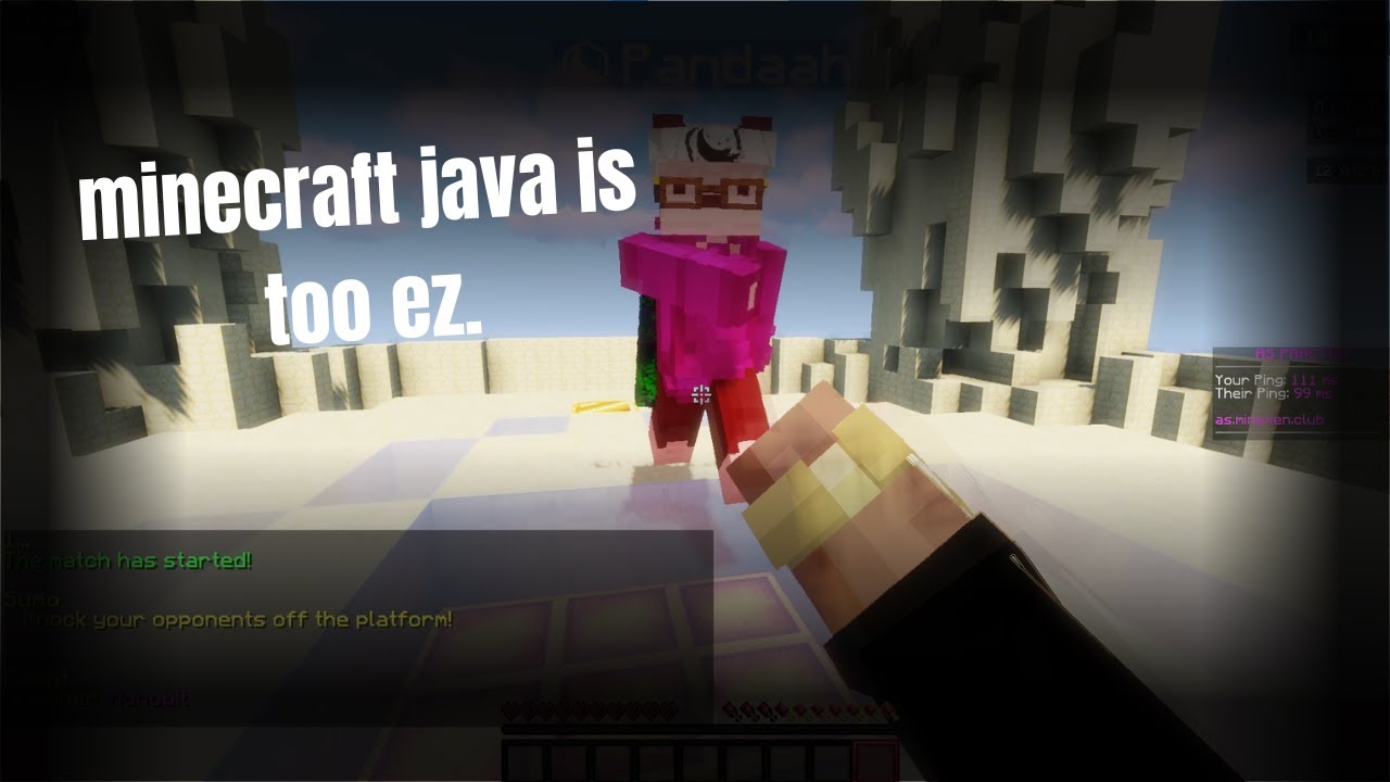 so i tried java pvp... - YouTube