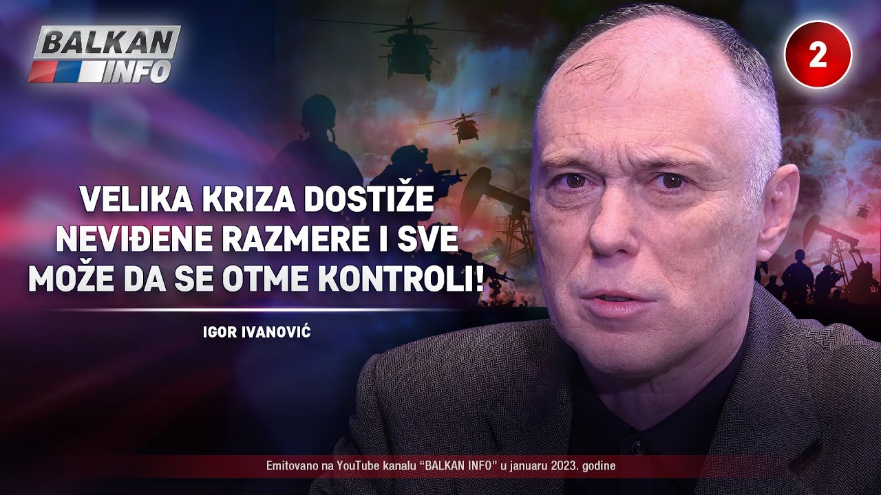 INTERVJU: Igor Ivanović - Kriza dostiže neviđene razmere, sve može da ...