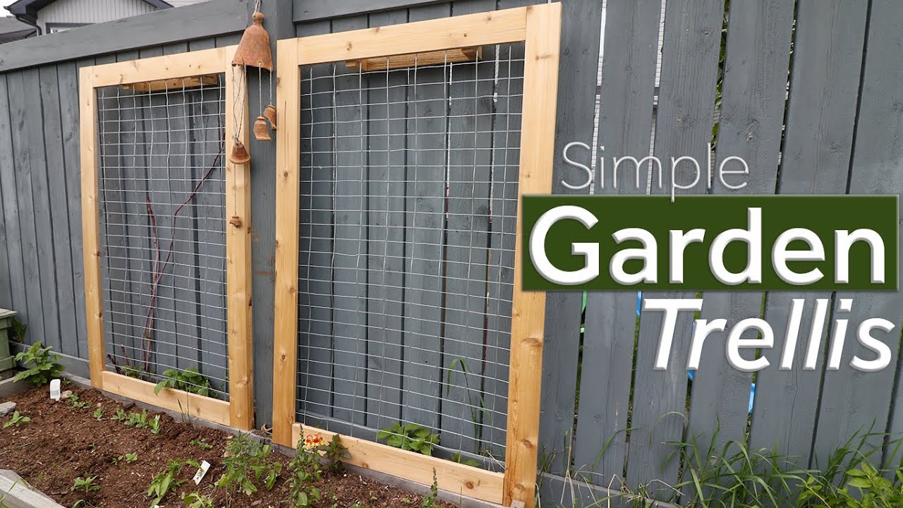 How To Make a Garden Trellis (2020) - YouTube