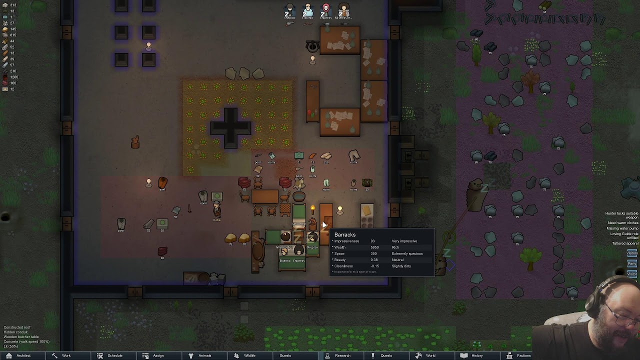 Rimworld-Losing is fun Randy Random Come and Go Diner! Day 1 - YouTube