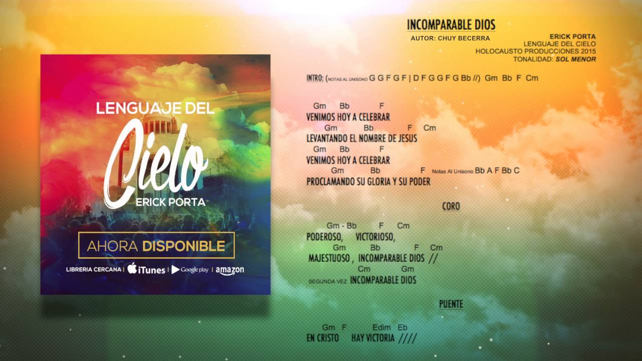 ACORDES "Incomparable Dios" Feat. Bani Muñoz | Lenguaje del Cielo ...