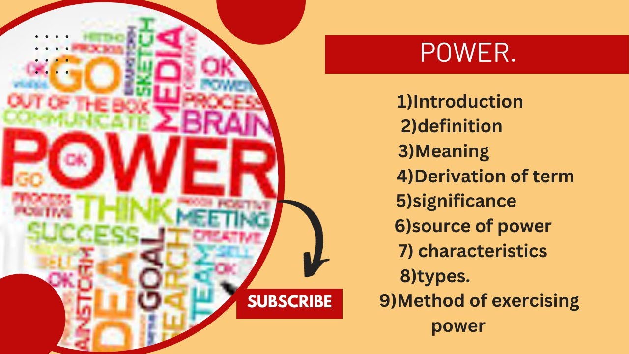 Power: types, function, characteristics, significant||political science ...