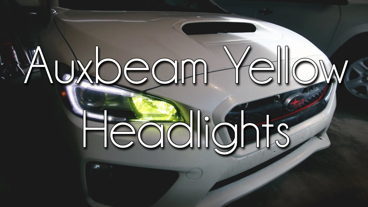 Hyper-Yellow DRL's? (Auxbeam Headlights) - YouTube