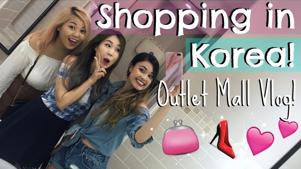 Shopping At a Korean Outlet Mall | Spend the Day with me Vlog! - YouTube