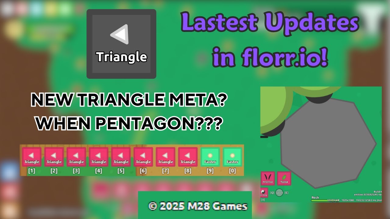 Florr.io | Latest Forr.io Updates | Pentagon When?? - YouTube