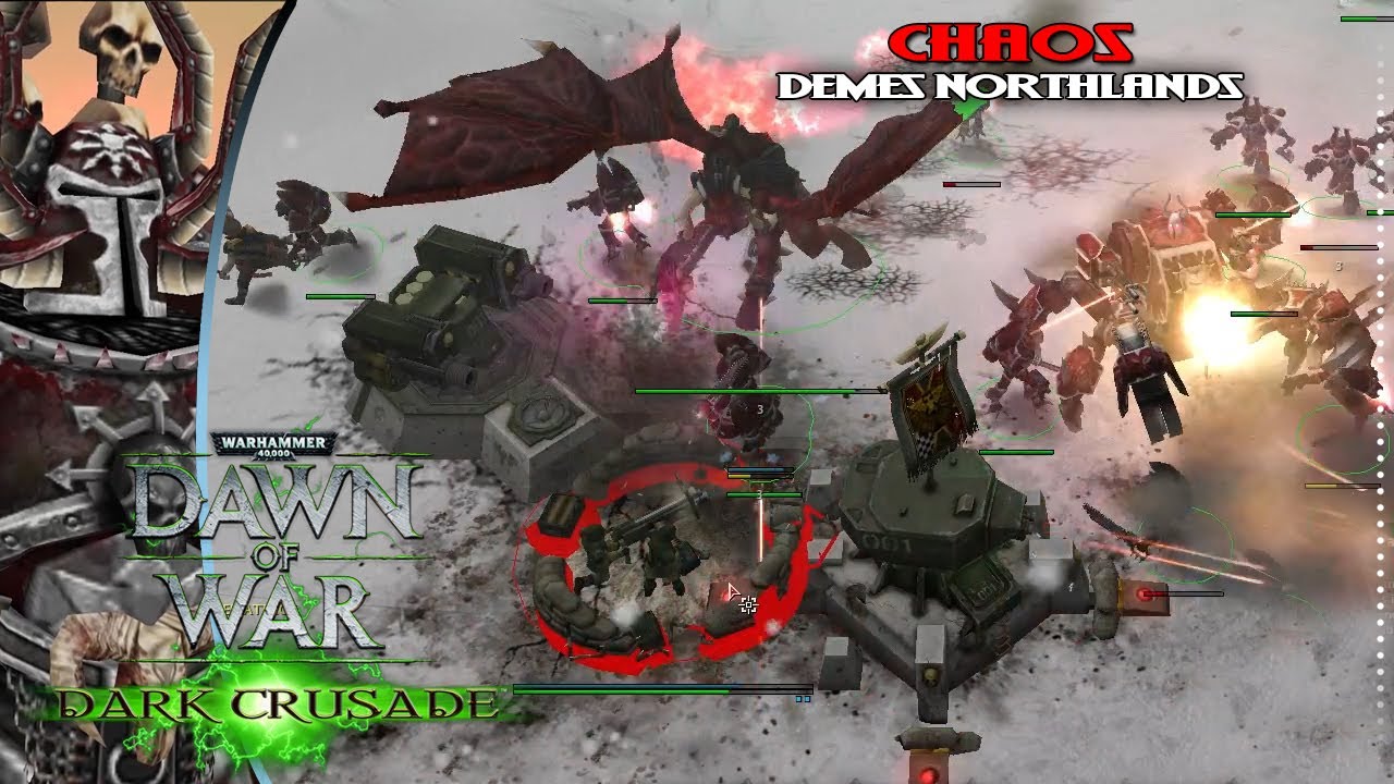 Dawn Of War Dark Crusade | Chaos | Demes Northlands - YouTube