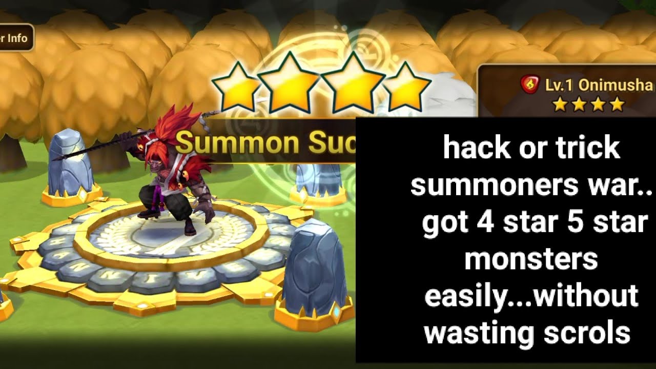 summoners war hack...get 4* and 5 * monster easily 🙏😊 pls subscribe for ...