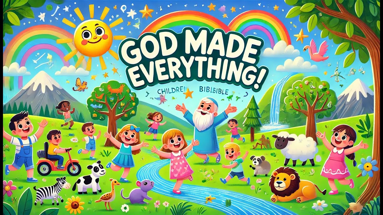 God Made Everything! | Fun Bible Song for Kids | Sing Along and Learn ...