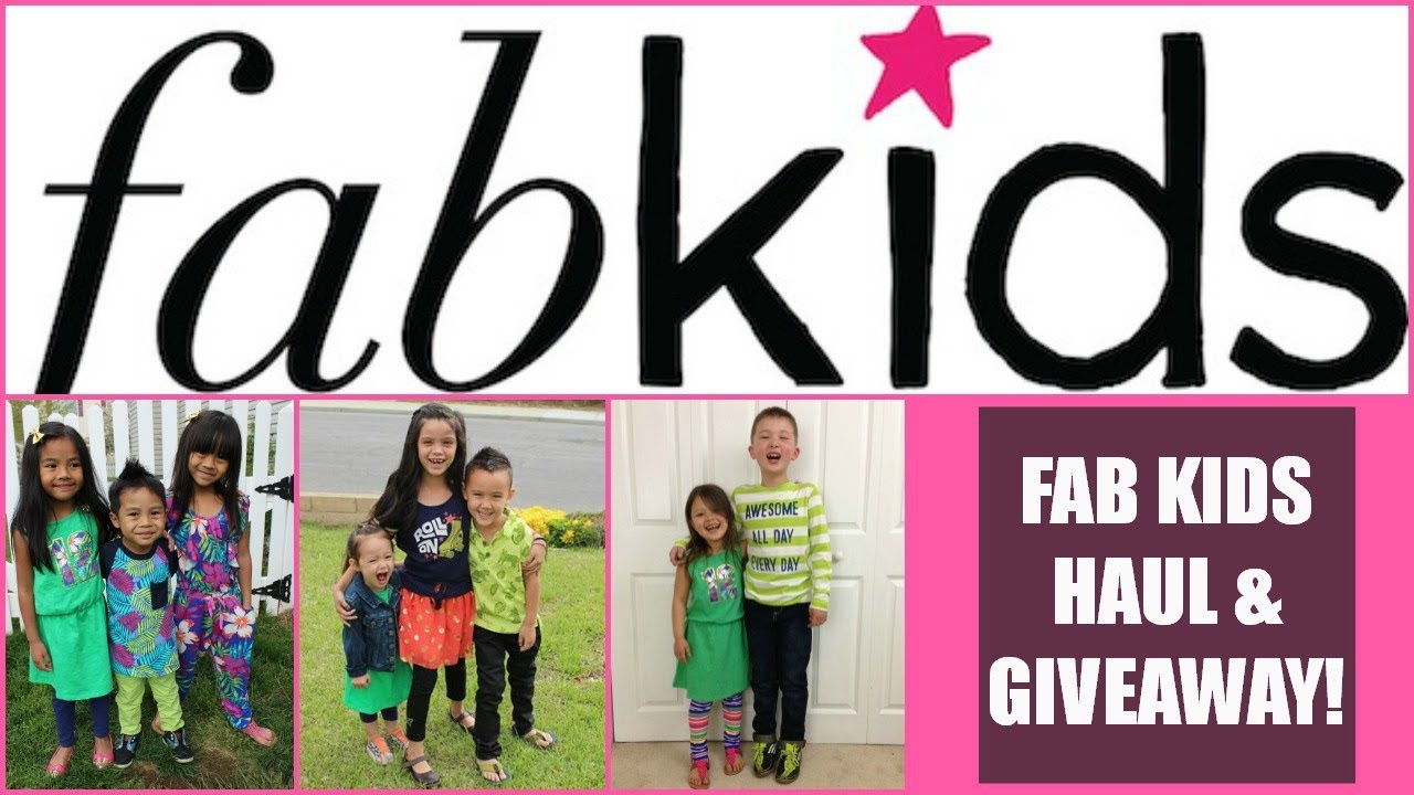 HUGE FAB KIDS HAUL & 3 GIVEAWAYS! - YouTube