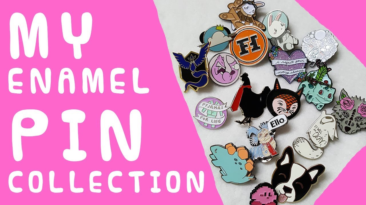 My Enamel Pin Collection #1 - YouTube