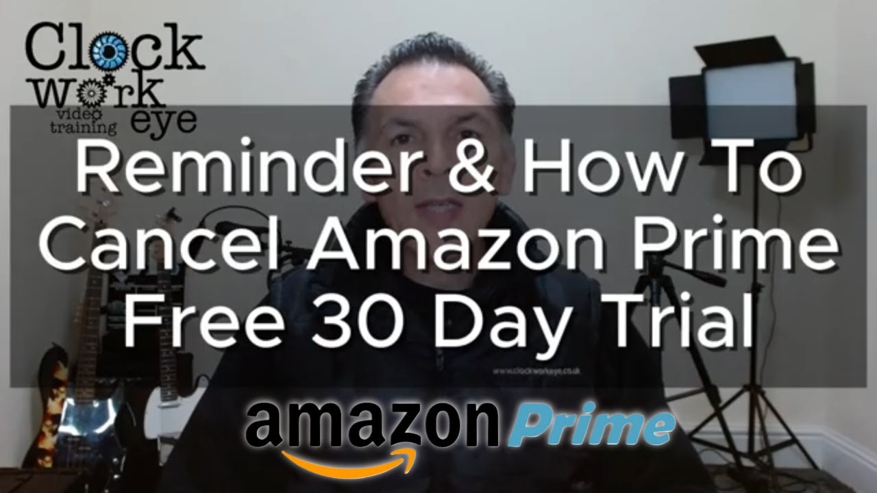 Reminder & How To Cancel Amazon Prime Free Trial (2024) - YouTube