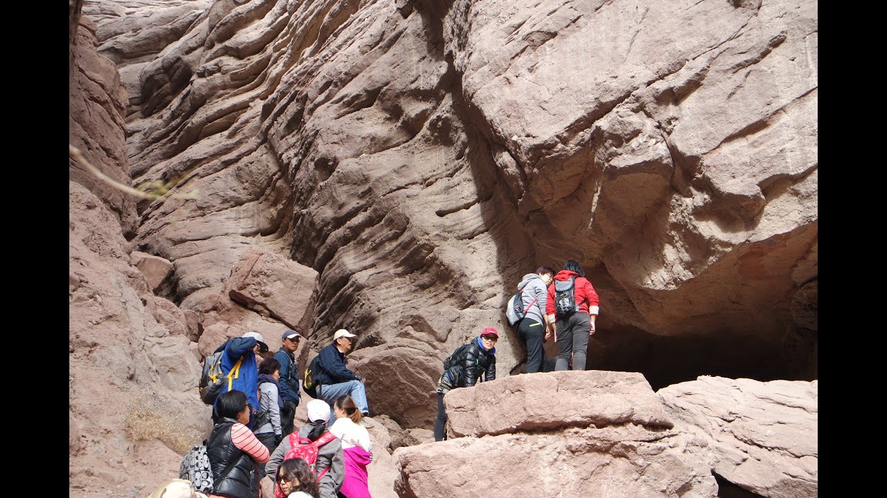 Mecca Hills Painted Canyon / Ladder Canyon Hike 12.28.14 - YouTube