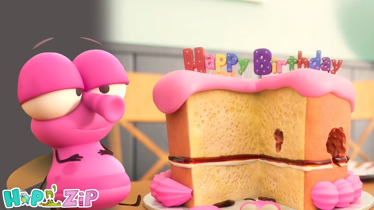 Hop and Zip - Doğum Günü Geğirmesi çocuklar için komik çizgi film ...