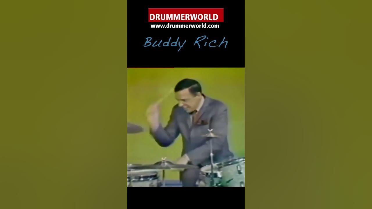 Buddy Rich - Drum Solo - SHORT - #buddyrich #drummerworld - YouTube