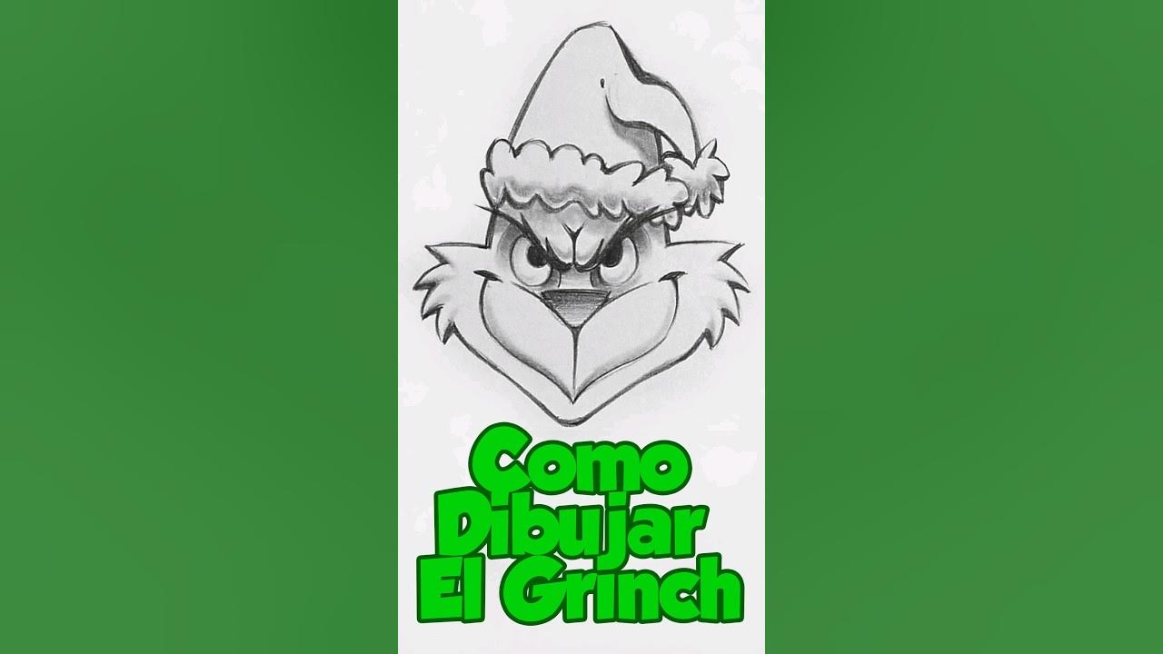 Como dibujar al Grinch paso a paso | Christmas grinch #shorts - YouTube