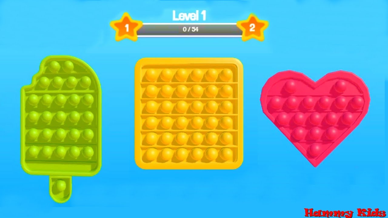 Pop Us! Fidget Bubble Popper Game Gameplay Fun for Kids - Hammy Kids ...