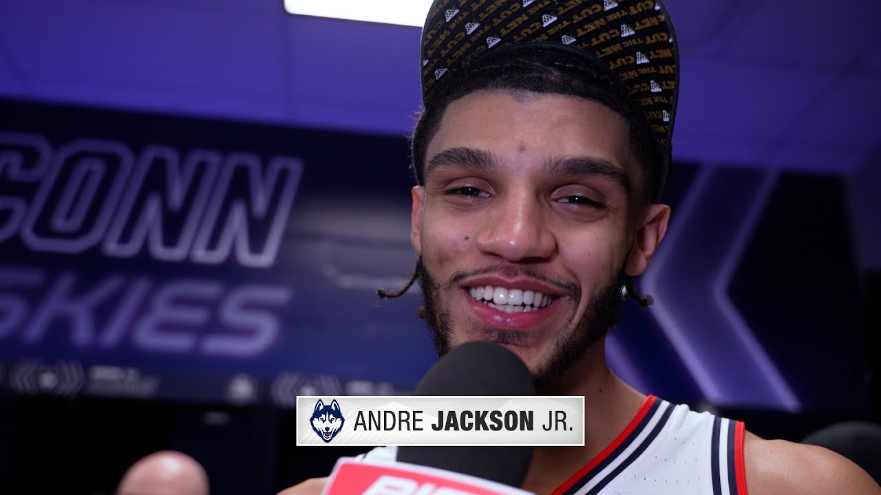 UConn's Andre Jackson Jr. -- National Championship Postgame Interview ...
