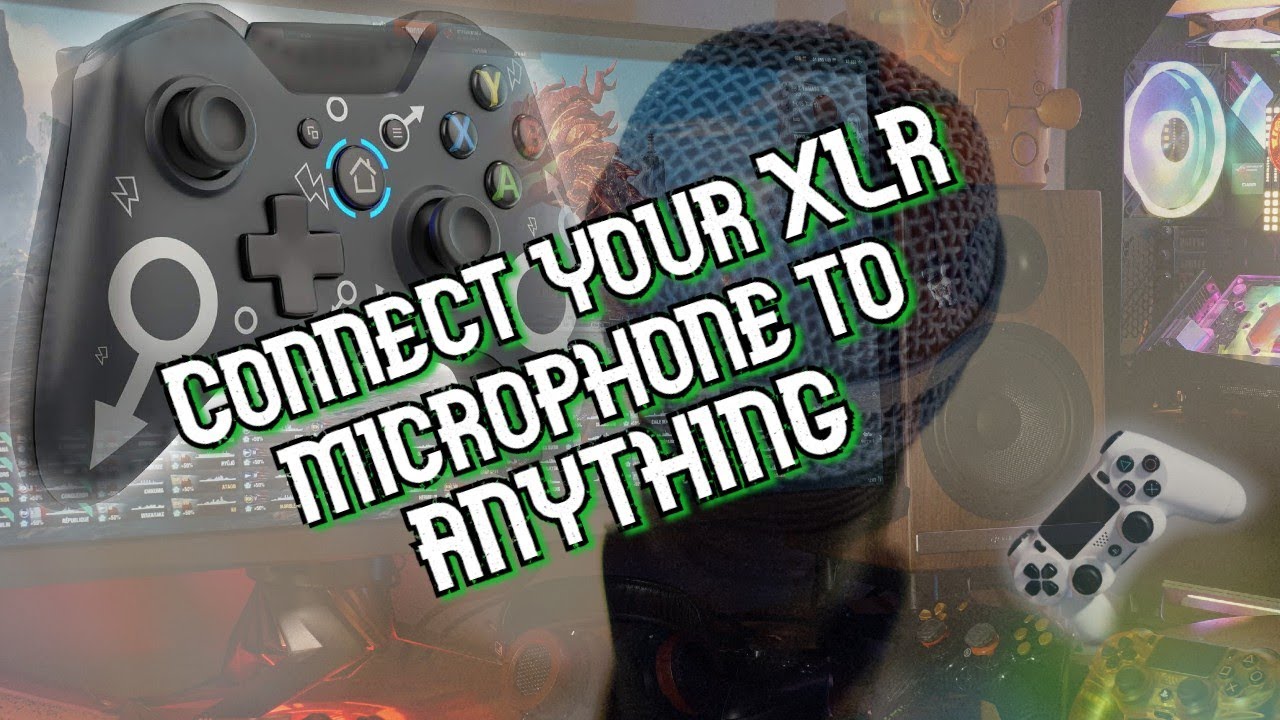 How to connect an XLR mic to any console or PC - YouTube
