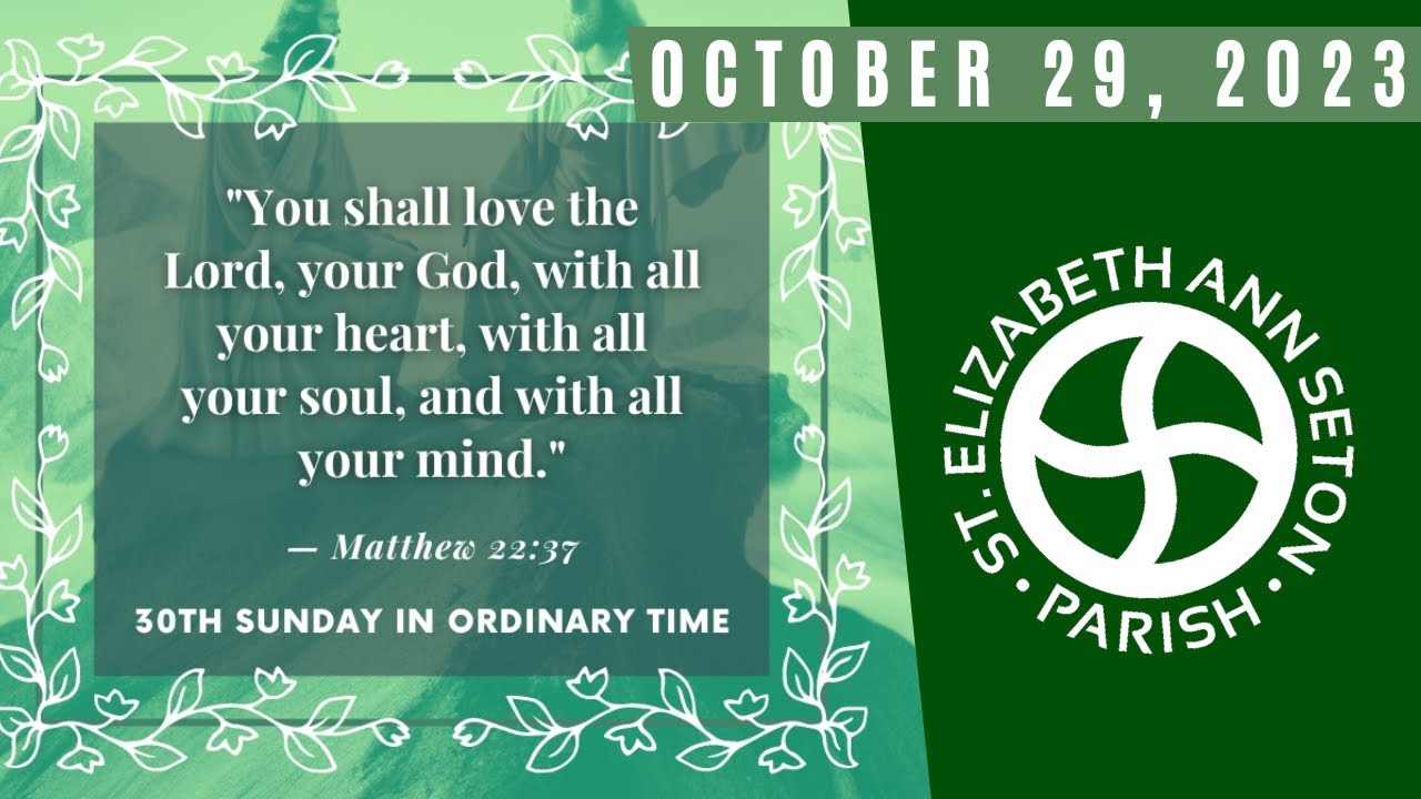 8:30 AM Mass, Sunday October 29, 2023 - YouTube