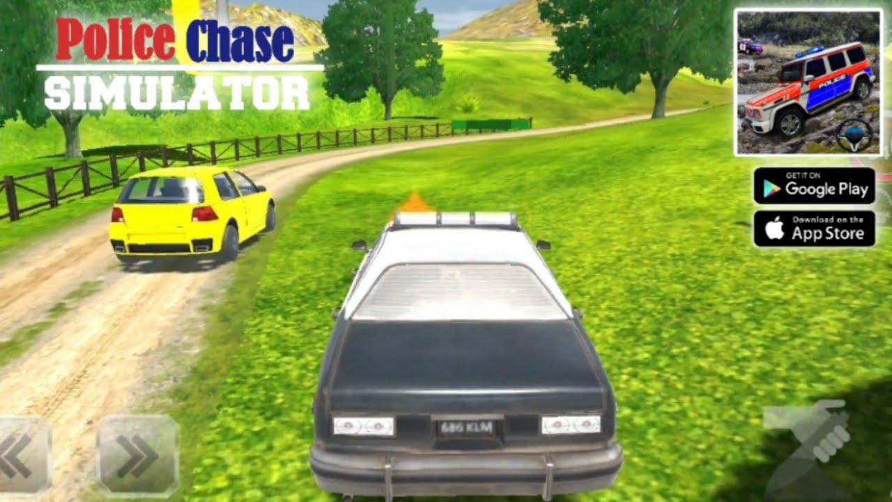 Bank robbers run Away / Offroad Police Car Chasing Game: @aisgaming1to8 ...