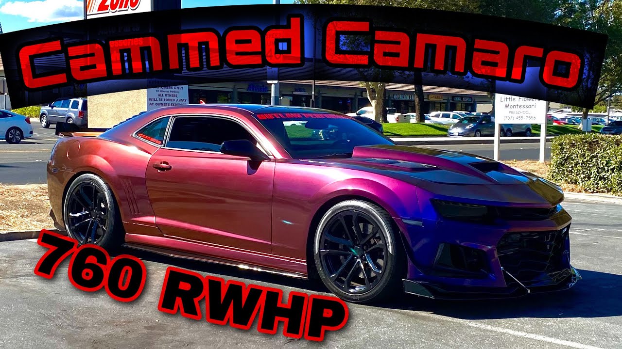 BEST CAMMED CAMARO ON YOUTUBE, STRAIGHT PIPED, BLOWER SURGE, INSANE ...