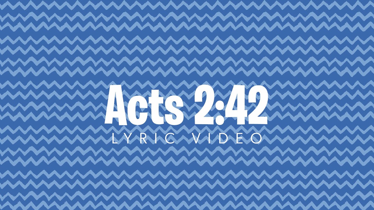 Acts 2:42 Song for Kids! | Learn God’s Word with Music & Motion - YouTube