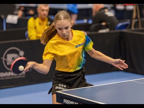 18th STIGA Masters U11 in Belgium Liège 1-2 Nov 2025 USTUNDAG Aybige Feride(TUR) - Korol Sofiia(UKR)