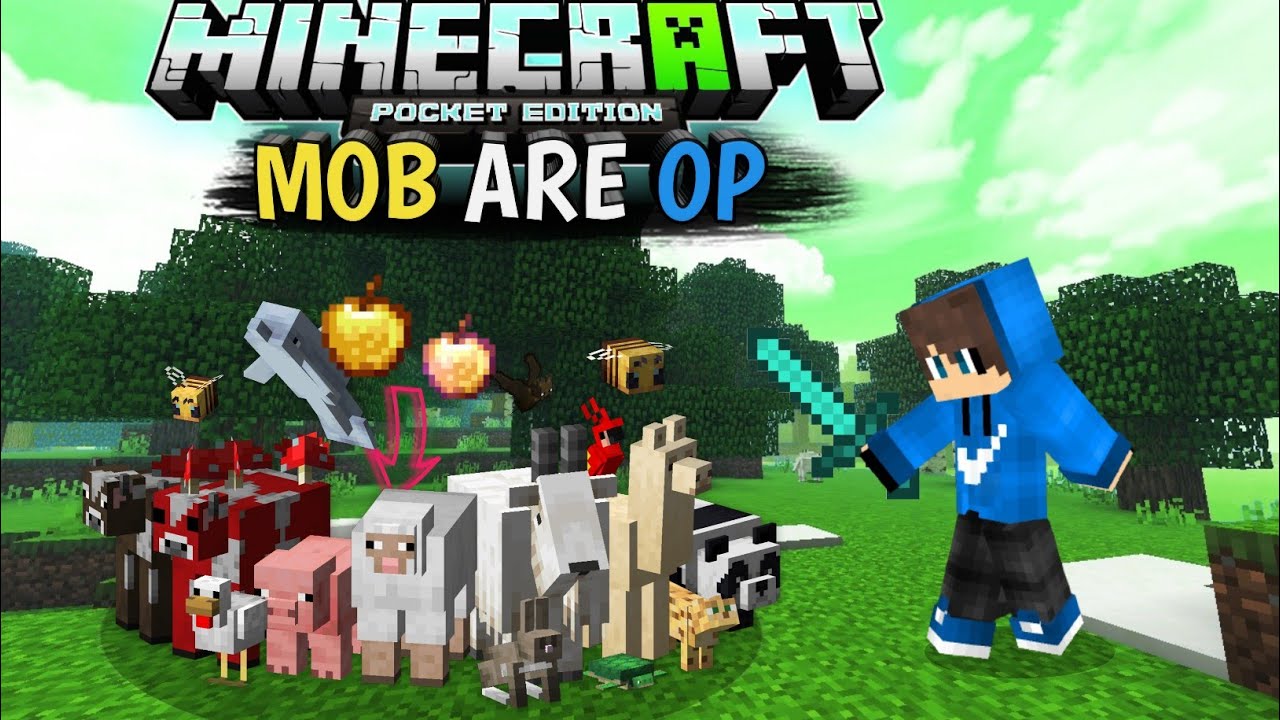 Minecraft But Every Mob Drop Op Item's - YouTube